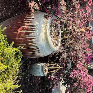 QTY 2 Wrought Iron 19 Twist Topiary Flower Trellis, Garden Plant Climber, Rustic Yard Sculpture ...