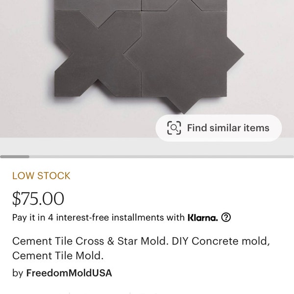 10" Circle Diamond Cement, DIY Concrete Mold, Cement Tile Mold. Custom ...