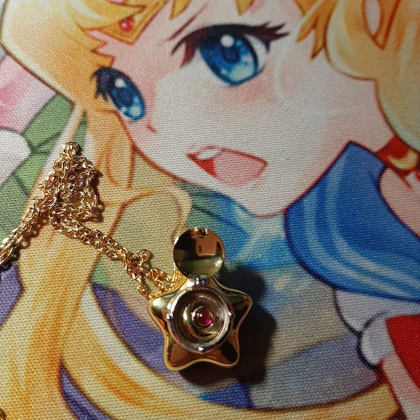 Star Locket Pendant Necklace (18mm) - Etsy