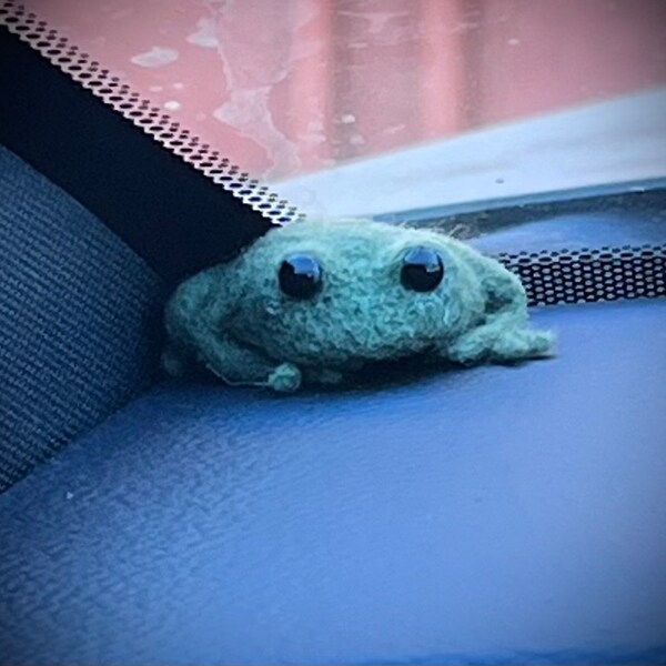 Needle Felted Green Frog Wool Sculpture Realistic Frog Art Gift for ...