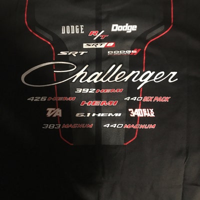 JH Design Men's Dodge Challenger T-shirt Short Sleeve Crew Neck Shirt ...