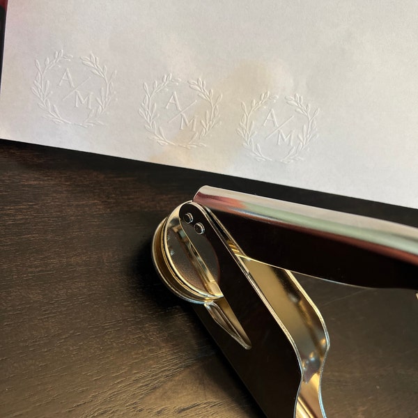 Initials Embosser｜custom Personal Embosser｜wedding Embosser｜from the ...