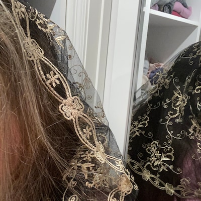 NEW Yellow Mass Veil Long Veil Mantilla Faith Head - Etsy