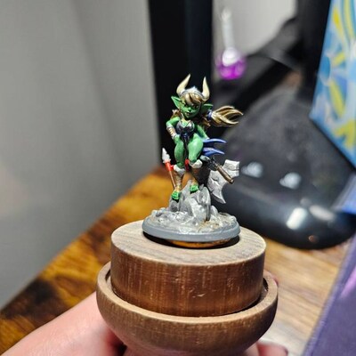 Quart, Goblin Wizard 32 Mm Resin Miniature Twin Goddess Miniatures - Etsy