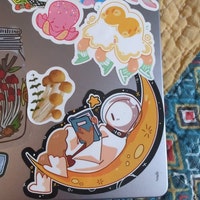 Cute Space Ghost Waterproof Sticker Set V5 - Etsy