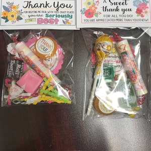 Thanks for the ROLL You Play sweet Thoughts Goody Bag Team - Etsy