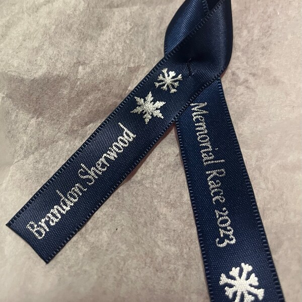 Celebration of Life Custom Memorial Pin on Ribbons, Yellow Ribbon ...