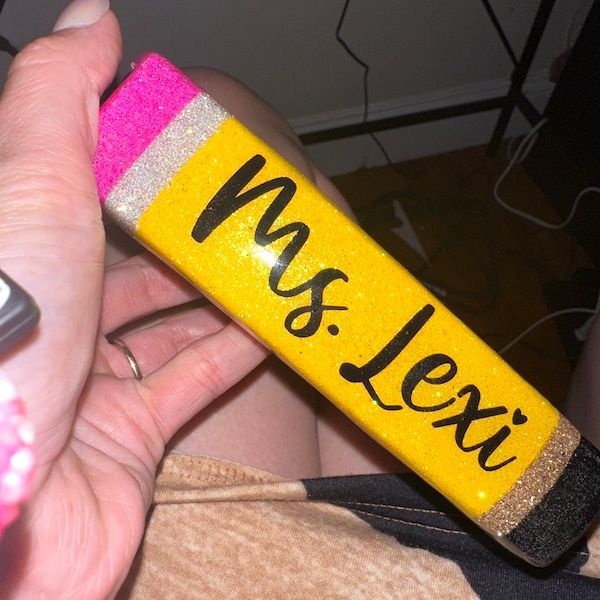 Personalized Stapler|teacher Stapler|pencil Stapler|glitter Stapler ...
