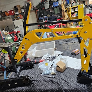 DIY Mini Metal Excavator for Kids Dxf Files and Drawing - Etsy