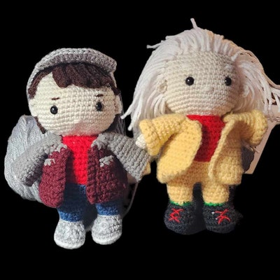 E-book Crochet Pattern Amigurumi PDF Pack Marty Mcfly and Doc Emmett ...