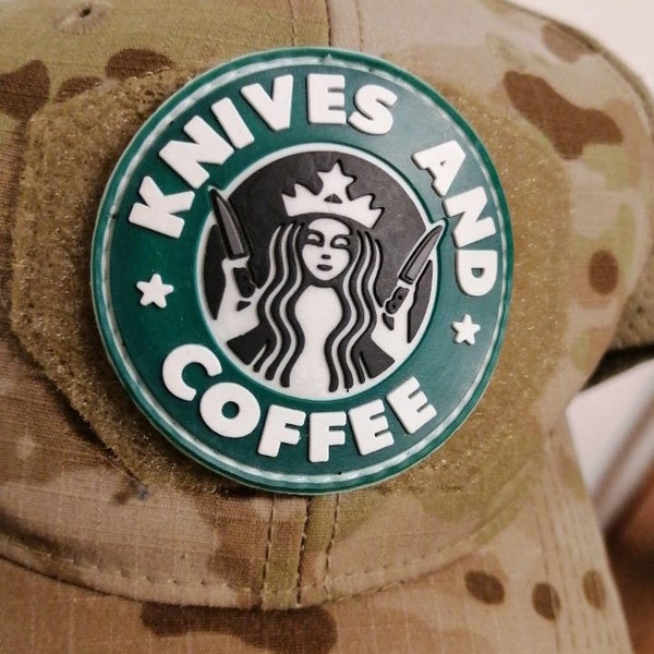 Knives and Coffee PVC Patch - Etsy