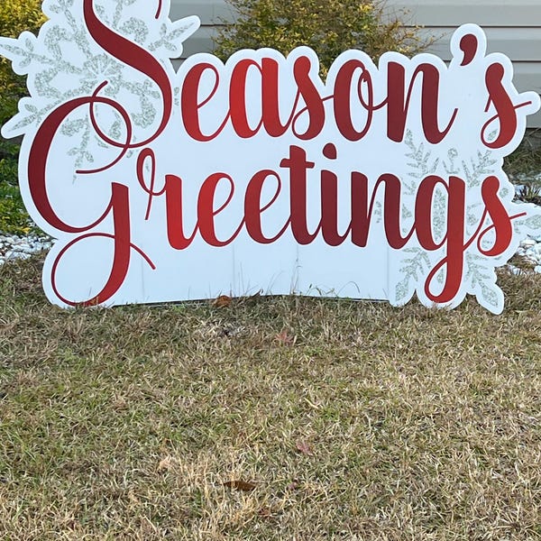 Winter Wonderland Sign, Christmas Decoration, Holiday Yard Sign or Lawn ...