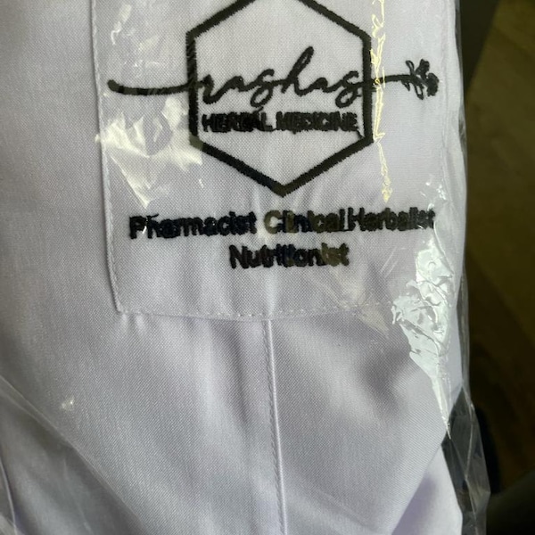 White Lab Coat, Anti-wrinkle Lightweight Doctor Dentist Surgeon ...