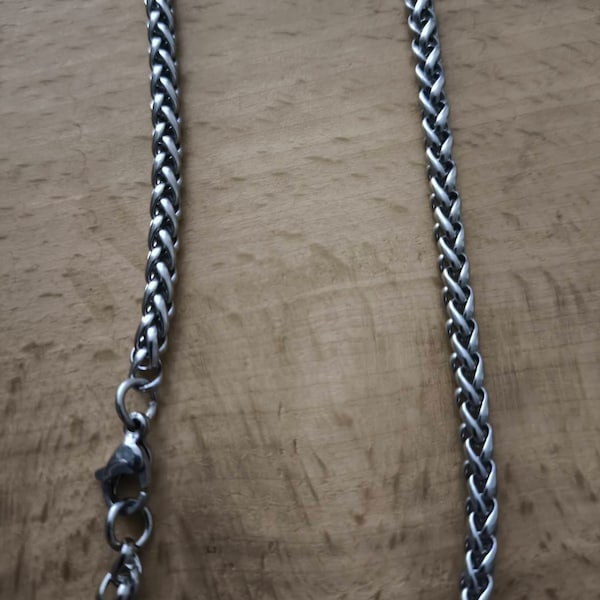 Viking Bracelet Nidhogg Dragon Head Torc, Black Stainless Steel Viking ...