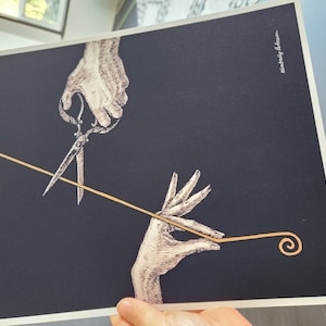 Thread of Life Ancient Greek Mythology Art Print Hand - Etsy