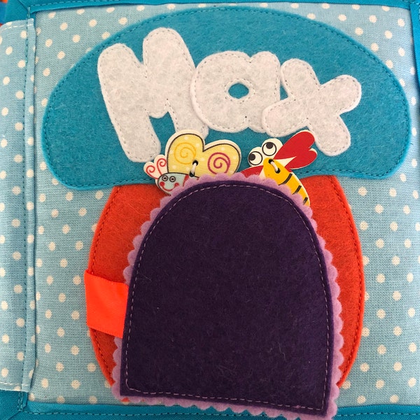 Quiet Book PDF Pattern & Tutorial – Sensory Felt Activity Pages for ...