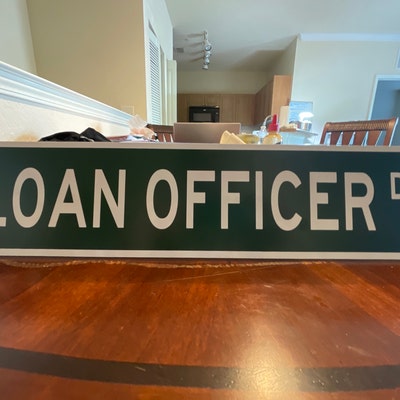 Loan Officer, Loan Officer Gift, Loan Officer Sign, Bank Employee ...