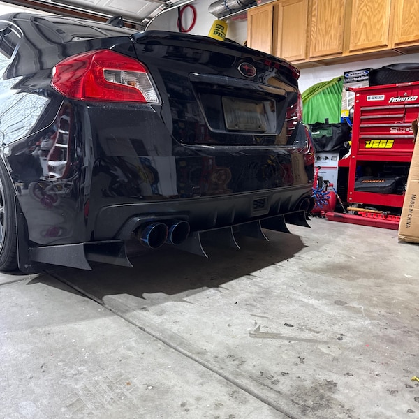 2017-2021 Honda Civic Si Sedan 2pc Shark Fin Diffuser - Etsy