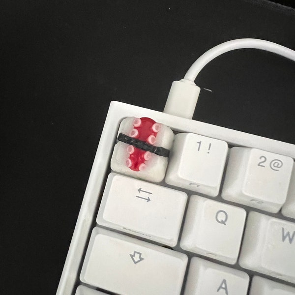 Tako Octopus Sushi Artisan Keycap - Handmade Polymer Clay - Mechanical ...