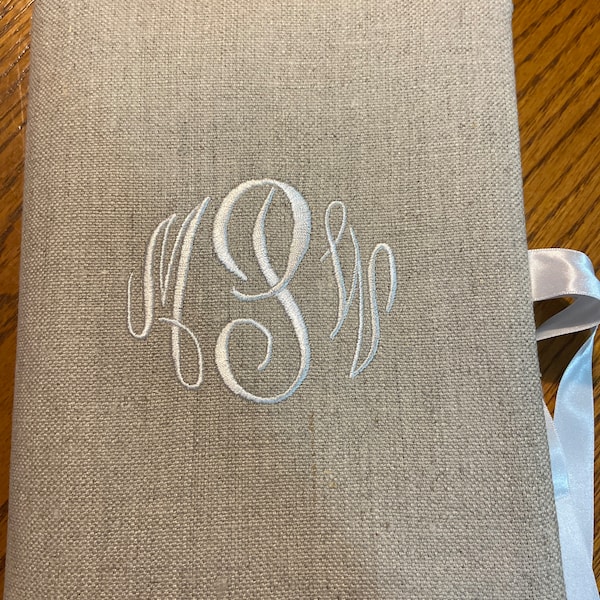 Personalized Photo Album ~ Wedding Photo Album ~ Monogrammed Photo ...