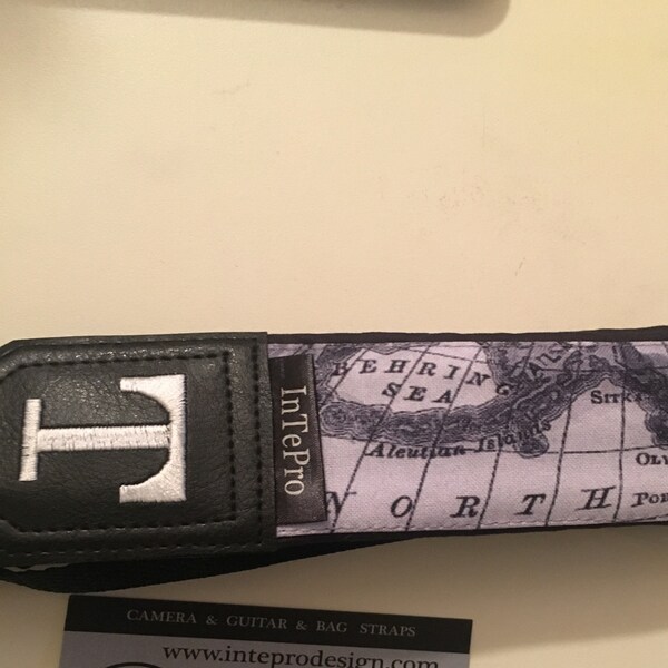 World Map Camera Strap. Personalized Camera Strap. North America ...