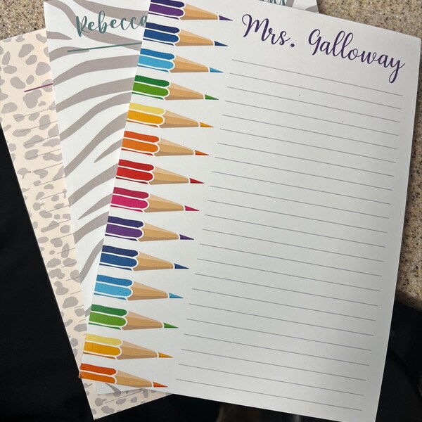 Personalized to Do List Notepad Custom Planner Personalized Perfect ...