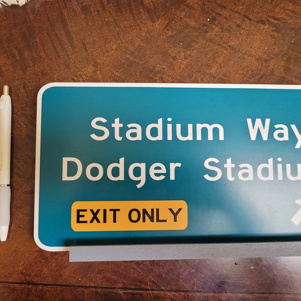 Dodger Stadium Exit Sign - Etsy