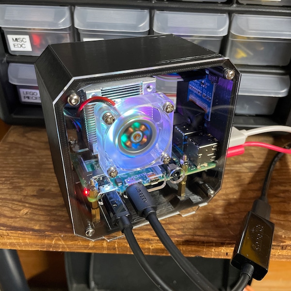 Raspberry Pi 4B SSD Case - Etsy
