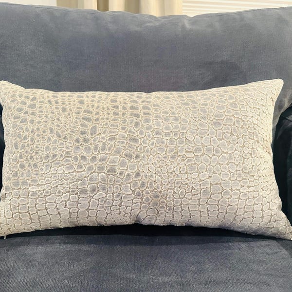 Navy Pebblestone Cut Velvet Pillow Cover Navy Blue Throw Pillow Cover ...