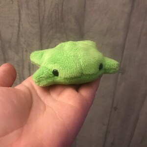 Baby Bean Frog. Cute Soft Fluffy Frog Filled With Plastic - Etsy