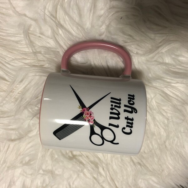 Hairdresser Gift, I Will Cut You, Gift for Hairdresser, Stylist Gift ...