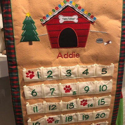 Personalized Dog Advent Calendar Pet Christmas Countdown for - Etsy