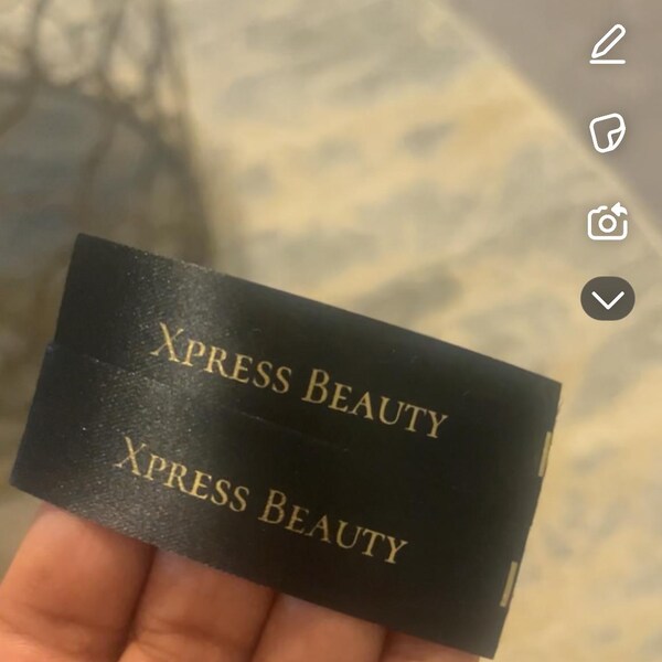 Scrunchie Labels, Custom Printed Fabric Scrunchie Tags, 3/4" (20 Mm ...