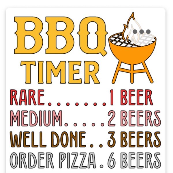 BBQ Timer, Men Apron Saying Svg, Grilling BBQ Quote, Funny Dad Saying ...