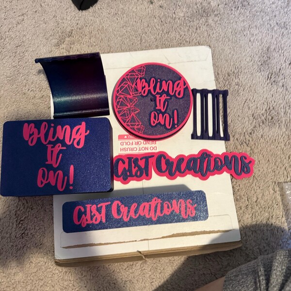 3D Printed Watermark Name for Craft Videos and Businesses- Nameplate ...