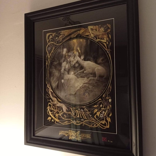 BLACK Edition - Very Large Fine Art Print of "the Great Old One" - A1 ...