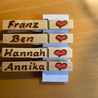 Glubbal ( Glupperl ) Edelweiß Holz + Text - Etsy.de