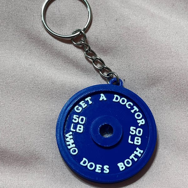 Custom Weight Plate Keychain: Personalized Gym Gift, Fitness Fan ...