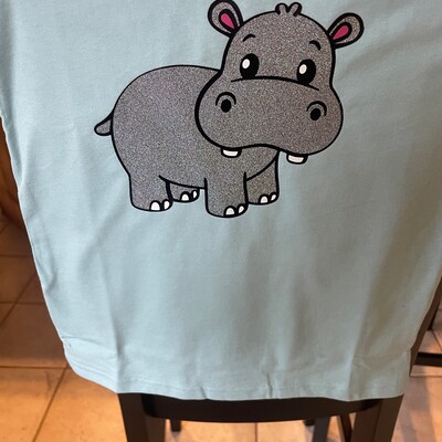 Hippo SVG Cute Funny Hippopotamus Layered Cut File for Cricut ...