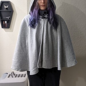 Purple Cloak Short Full Circle Fleece Cloak With Hood Royal - Etsy