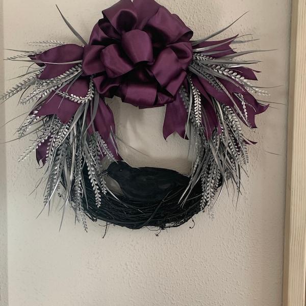 Halloween Wreaths, Gothic Home Decor, Halloween Wreath, Goth, Porch ...