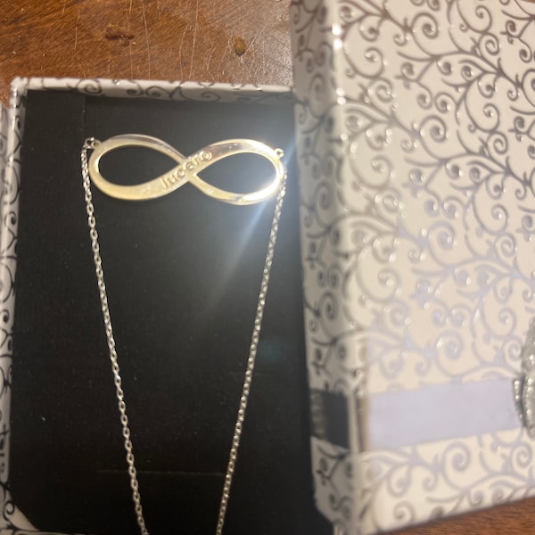 Infinity Roman Numeral Necklace, Custom Date Necklace, Infinity ...