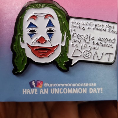 Joker Enamel Pin - Etsy