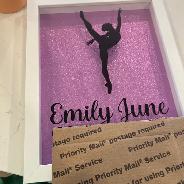Dance Shadowbox - Dance Pins - Dancer Gift - Dance Team Gift - Ballet ...