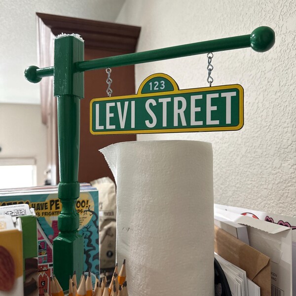 Lamp Post Street Sign 21 Inch Centerpiece - Etsy