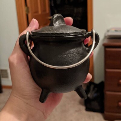 3 Plain Pot Belly Cauldron W/ Lid - Etsy