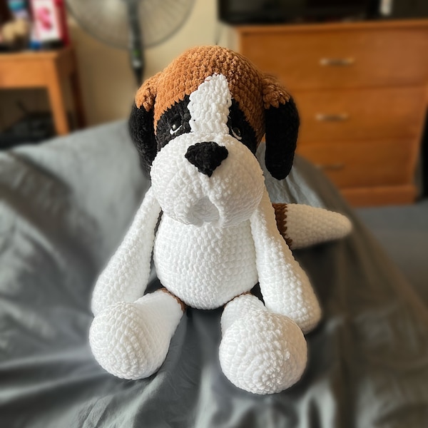 Saint Bernard, Saint Bernard Crochet Pattern, Crochet Pattern, Pattern ...
