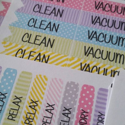 General Planning, Organizing, Planner Stickers, Fits All Common ...