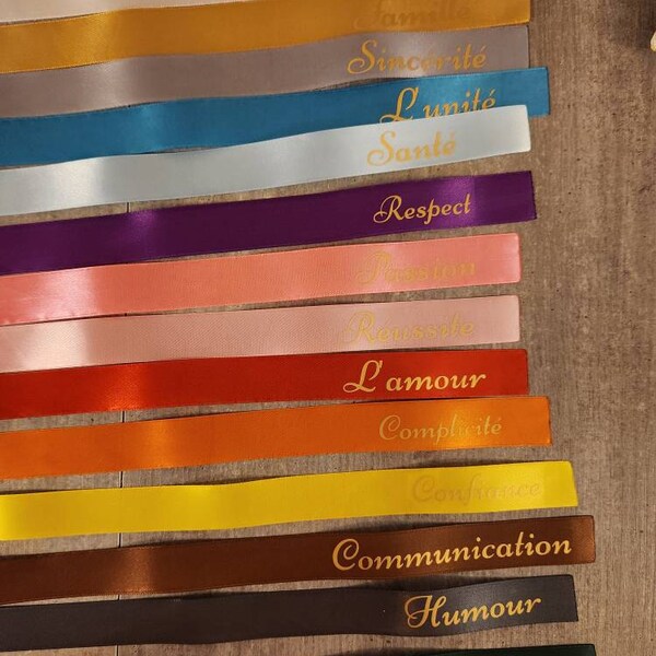 Rubans rituel des mains liées cérémonie Laïque - Etsy France