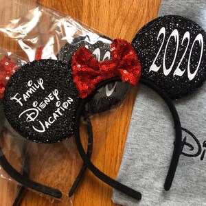 Mickey Minnie Personalized Disney Ears | Etsy